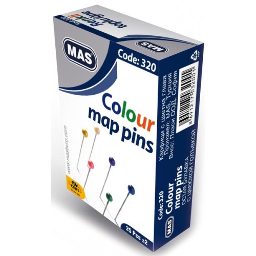 MAS COLOUR MAP PİNS 320